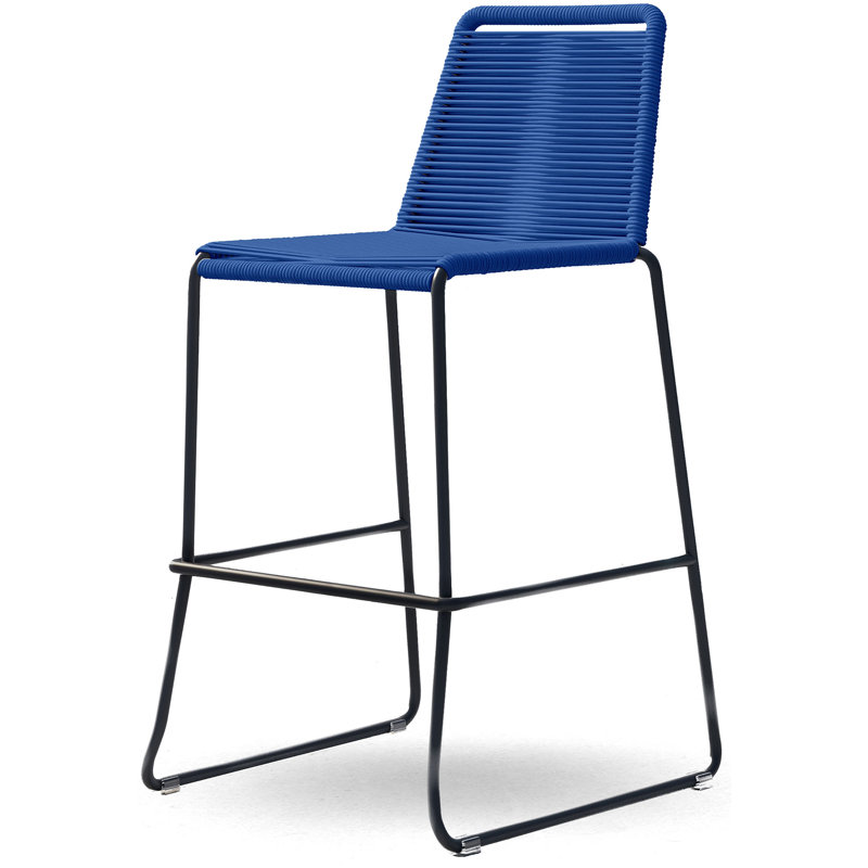 Huron Metal Outdoor Bar Stool & Reviews | AllModern